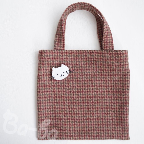 送料無料です♪ ばあば作、レトロな手さげバッグ（burgandy・RB51） エコバッグ・サブバッグ SHOP2155 通販 13445116 ...