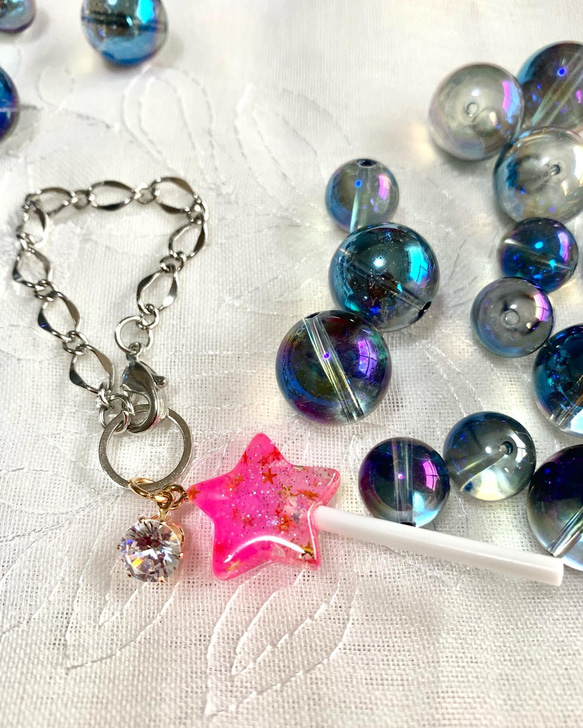 星型☆棒キャンディバックチャーム その他アクセサリー カオリン27 通販 13484000｜Creema(クリーマ)