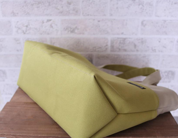 ♠選べるｶﾗｰ♪帆布ﾄｰﾄL(ﾍﾞｰｼﾞｭﾍﾞｰｽ) トートバッグ fabric mam 通販 13484281｜Creema(クリーマ)