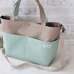 ♠選べるｶﾗｰ♪帆布ﾄｰﾄL(ﾍﾞｰｼﾞｭﾍﾞｰｽ) トートバッグ fabric mam 通販 13484281｜Creema(クリーマ)