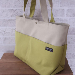 ♠選べるｶﾗｰ♪帆布ﾄｰﾄL(ﾍﾞｰｼﾞｭﾍﾞｰｽ) トートバッグ fabric mam 通販 13484281｜Creema(クリーマ)
