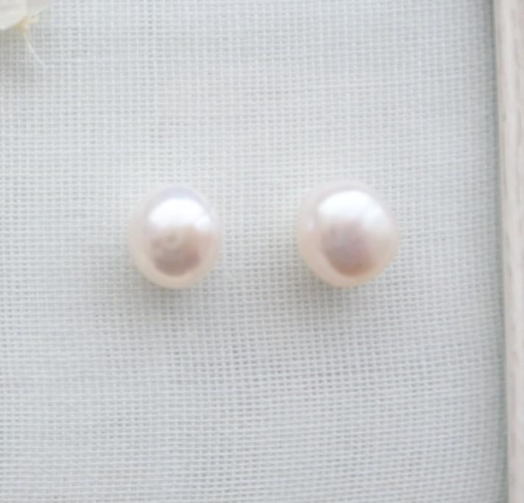 1粒 ナチュラル バロックパール ノンホールピアス 淡水パール イヤリング・ノンホールピアス rsshop 通販 13484295 ...