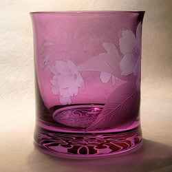 【再販】「桜」 ロックグラス サンドブラスト グラス 恋するグラスたち 通販 13503100｜Creema(クリーマ)