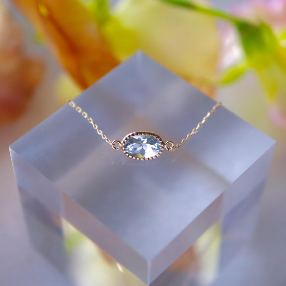 [Sot to] K10 ネックレス【アクアマリン】 ネックレス・ペンダント EN JEWELLERY 通販 13503395｜Creema ...