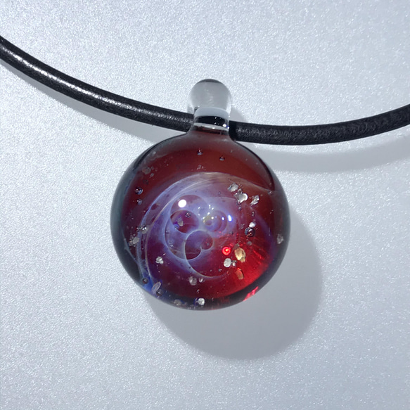 銀河のチョーカー 赤 蓄光 チョーカー aki☆ 通販 13503540｜Creema(クリーマ)