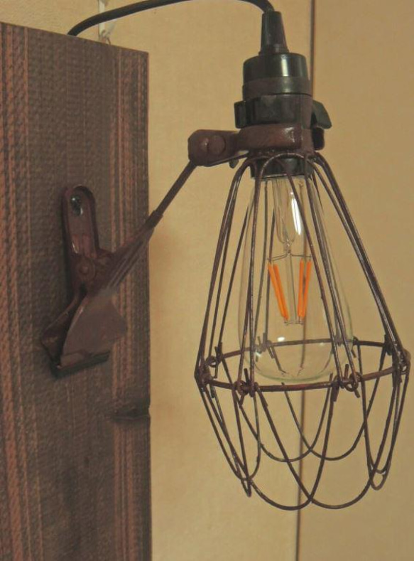 インダストリアルクリップライト LEDエジソン電球 スタンドライト・テーブルランプ mr-craftsman 通販 13504033 ...