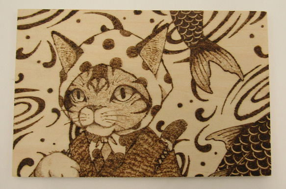 ポストカード ネコ小僧 その他アート POCO 通販｜Creema(クリーマ) 13505141