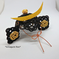 水引 兜 伊達政宗 立体 刀 ミニチュア 省スペース こどもの日 端午の節句 歴史好き 五月人形・こいのぼり *kimagure Roo ...