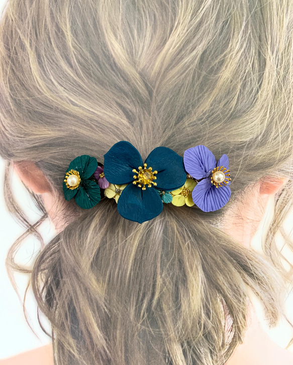 Gaia バレッタ バレッタ atelier H"/アトリエエッジ 通販 13514113｜Creema(クリーマ)