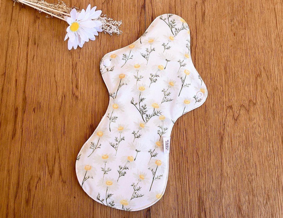 布ナプキン 防水 おりもの オーガニックコットン Lサイズ 多い日 夜用 韓国生地 カモミール サニタリー 温活 妊活 その他ファッション雑貨 ...