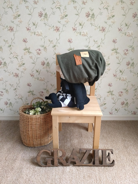 シリアルNO付「スヌード帽」～ディープカーキ～お肌に優しい「綿」素材～ キャップ さくらんぼGRAZIE 通販 13515294｜Creema ...