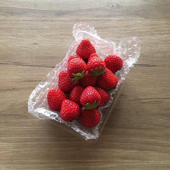 完熟いちご 200g少量パック×4 果物（フルーツ） straw 通販 13519225｜Creema(クリーマ)