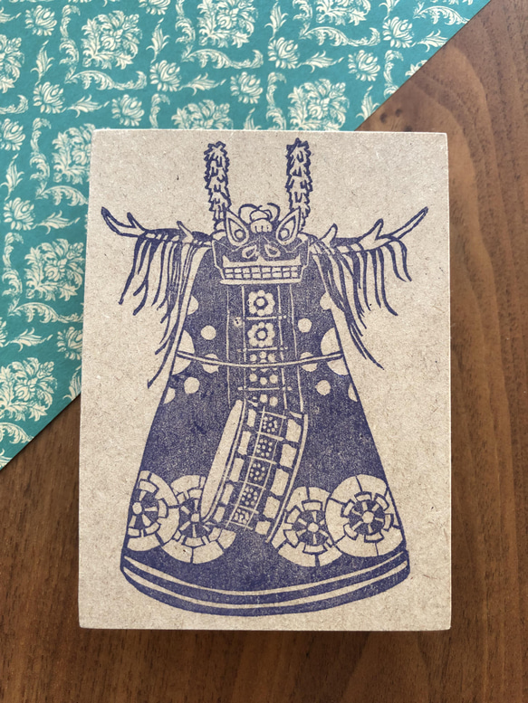 鹿踊り 消しゴムはんこ はんこ・スタンプ きたぐに堂 通販 13520804｜Creema(クリーマ)