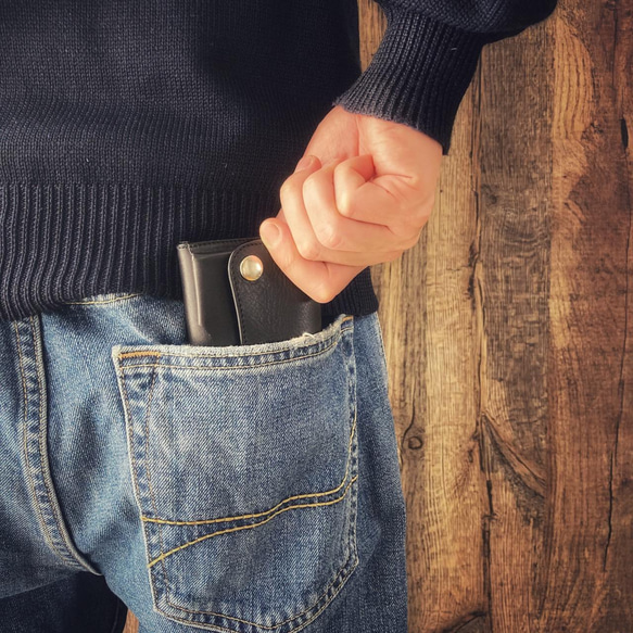 三つ折り財布 メンズ トラッカーズウォレット バイカーズウォレット ミニウォレット ミニ財布 小さい財布 本革 革財布 三つ折り財布 ...