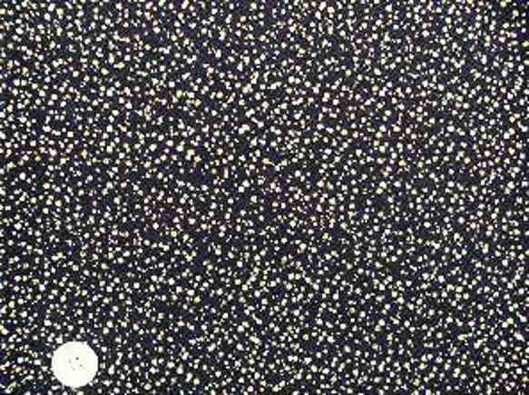 レーヨンちりめん生地 金散らし 金箔 キラキラ生地 金色のドット 黒色地(0663-31) 生地 kijikatte 通販 13533684 ...