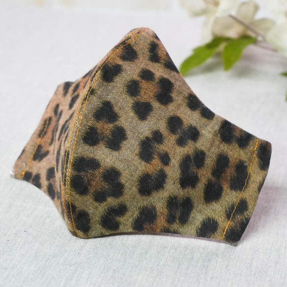 ★20%割引クーポン＆ポイント還元3倍★ ヒョウ柄マスクB〈B0095〉 布マスク mlitmask 通販 13534188｜Creema(クリーマ)