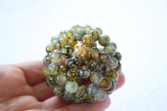 フラーレン 8mmドラゴンアゲート＆1粒青龍彫り水晶 その他アクセサリー Shop Flan 通販 13540949｜Creema(クリーマ)