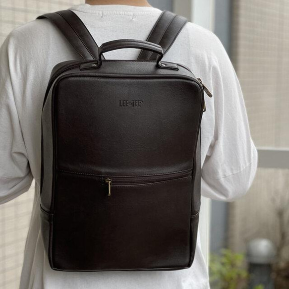 NEW レザーリュック パソコン14インチ メンズ レディース リュック 防水 誕生日 息子 プレゼント リュック・バックパック Lee ...