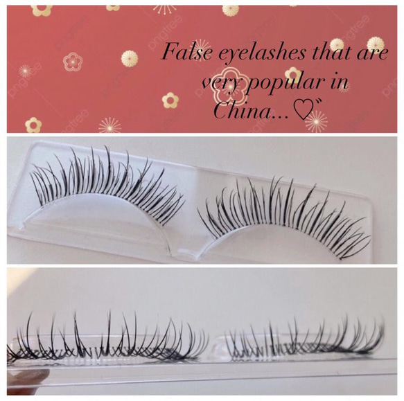 中国風つけまつげ ハンドメイド マツエク風 つけまつげ つけま まつ毛 中国 フラットラッシュ オリジナル オーダー その他素材 つけまつげ ...