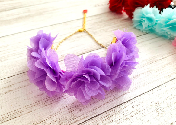 ペット 犬猫用 ハンドメイド チョーカー ネックレス ペット服・アクセサリー ひなこは 通販 13545104｜Creema(クリーマ)