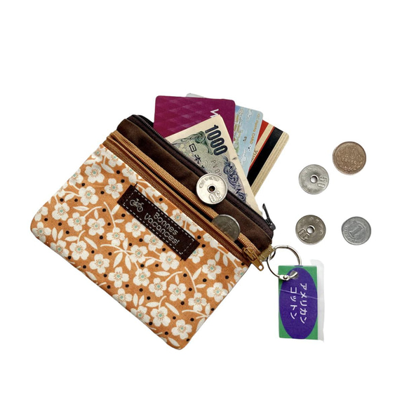 小さなお財布(花柄USコットン) その他ミニ財布・コンパクト財布 Bonnes Vacances! 通販 13545838｜Creema(クリーマ)