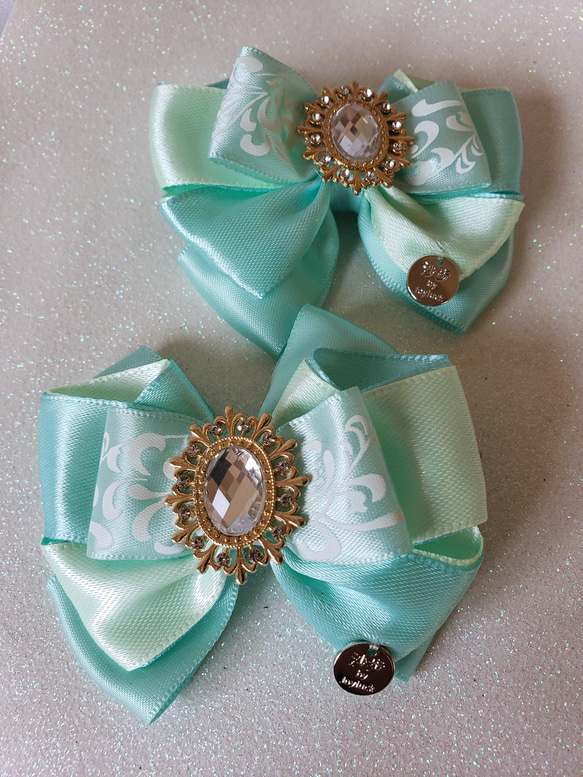 【送料無料】ゴージャスな大きめのペアリボン Creema限定2208 ヘアクリップ・バナナクリップ 沙步/shaho 通販 13553311 ...