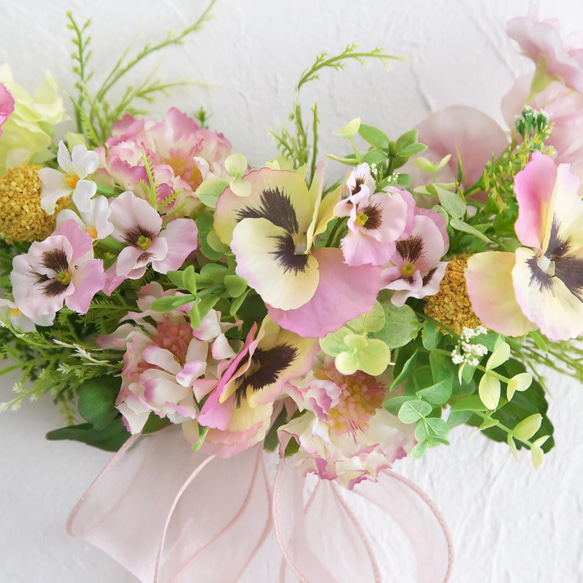 スプリングスワッグ スワッグ el flowers エルフラワーズ 通販 13554363｜Creema(クリーマ)