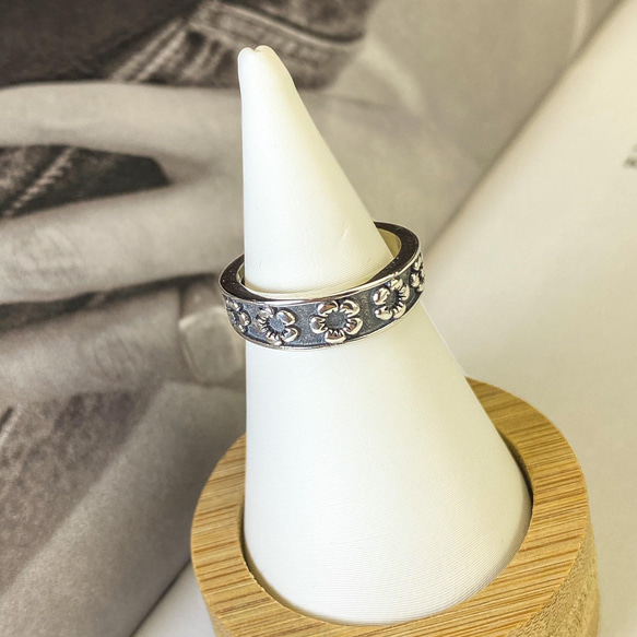 SALE♥silver925 フラワーデザインリング76 指輪・リング Kyanz’y金属アレルギー対応ストア 通販 13554820 ...