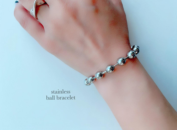 【付けっ放しOK】金属アレルギー対応 stainless ボールチェーン ブレスレット ブレスレット bisou 通販 13561467 ...