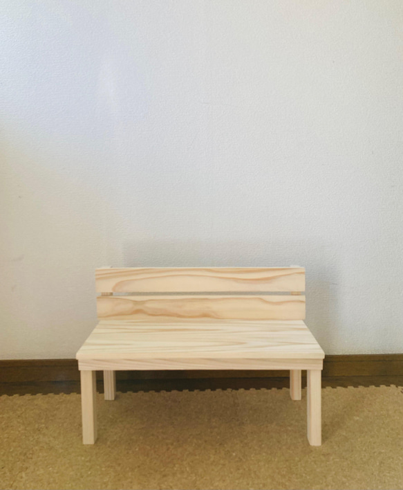 木製ベンチ《シンプルなベンチ》ガーデニング ペット撮影 木製雑貨 その他インテリア雑貨 そら工房 通販 13572080｜Creema(クリーマ)