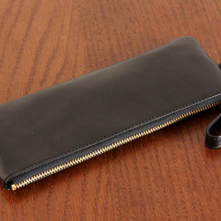 バッファロー革 スリムレザーペンケース L ペンケース KIKUCHI LEATHER 通販 13574912｜Creema(クリーマ)