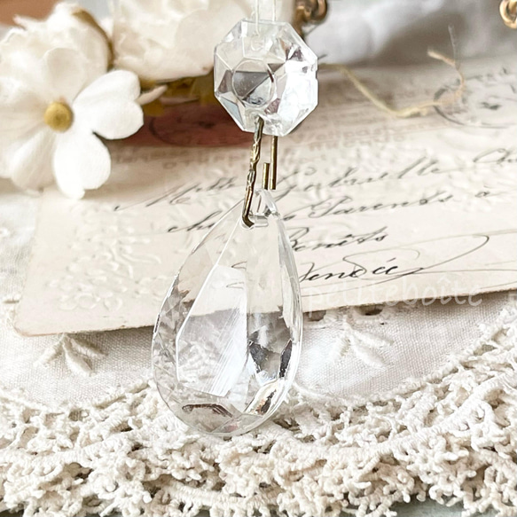 フランスのアンティークシャンデリアガラスパーツ ビジュー・クリスタル petiteboite 通販 13575366｜Creema(クリーマ)