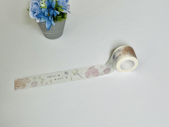 Original Design Paper Tape - Flower Meanings by Seed Cone マスキングテープ Seed ...