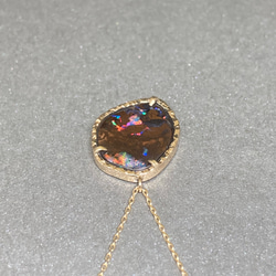 好きな人には、ささるに間違いない‼︎マニアックなボルダーオパールk10YGネックレス ネックレス・ペンダント 森の小さなオパール屋さん 通販 ...