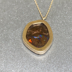 好きな人には、ささるに間違いない‼︎マニアックなボルダーオパールk10YGネックレス ネックレス・ペンダント 森の小さなオパール屋さん 通販 ...