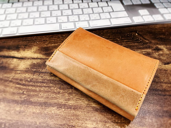 さりげないバイカラーの本革名刺入れ カードケース IDケース 就職祝いや新年度の新調に(CC220311) 名刺入れ・カードケース ...