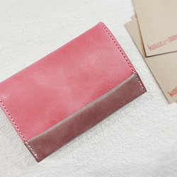 さりげないバイカラーの本革名刺入れ カードケース IDケース 就職祝いや新年度の新調に(CC220311) 名刺入れ・カードケース ...