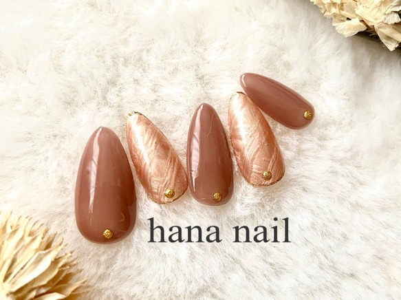 ニュアンスネイルチップ オーバルポイント ネイルチップ（つけ爪） hana nail * 通販｜Creema(クリーマ) 13579165