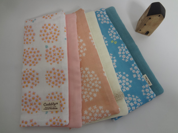 flower*サークル*2*8重やわらかガーゼハンカチ*大3枚セット ハンカチ・手ぬぐい oab789 通販 13584095｜Creema ...