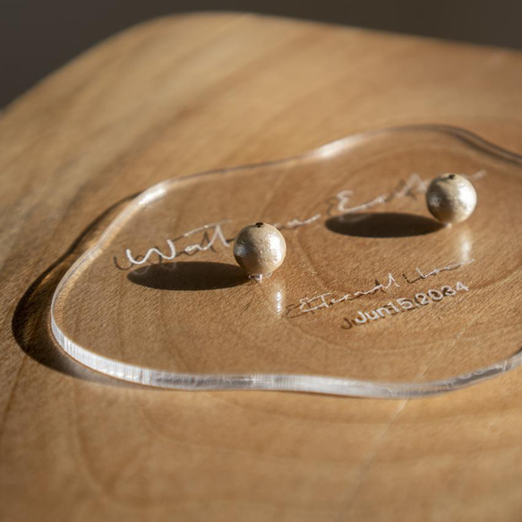 文字が消えないアクリルリングピロー クラウド型／rpa01 リングピロー Bellwedy 通販 13586321｜Creema(クリーマ)