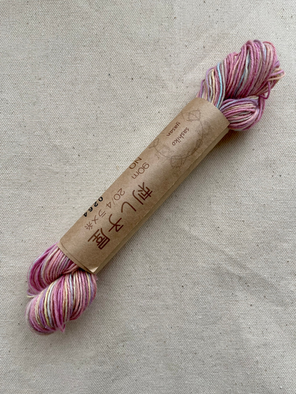 264 金ラメ糸 マダラ染め 90m 糸・ミシン糸 刺し子屋 通販 13587115｜Creema(クリーマ)