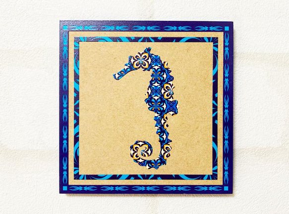 タツノオトシゴのコースター その他インテリア雑貨 かねしろ 通販 13588447｜Creema(クリーマ)