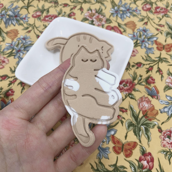 眠る 猫 クッキー型・クッキーカッター / 寝ている 猫 型枠 クッキー型 chichi design studio 通販 13597090 ...