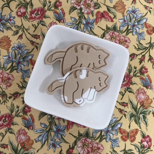 眠る 猫 クッキー型・クッキーカッター / 寝ている 猫 型枠 クッキー型 chichi design studio 通販 13597090 ...