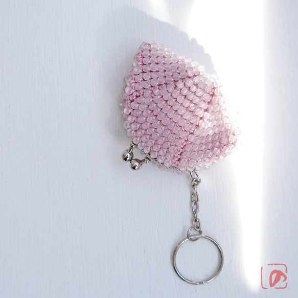 ばあば作☆ガラスビーズのちびがま （rosa・1624） 小銭入れ・コインケース SHOP2155 通販 13598485｜Creema(クリーマ)