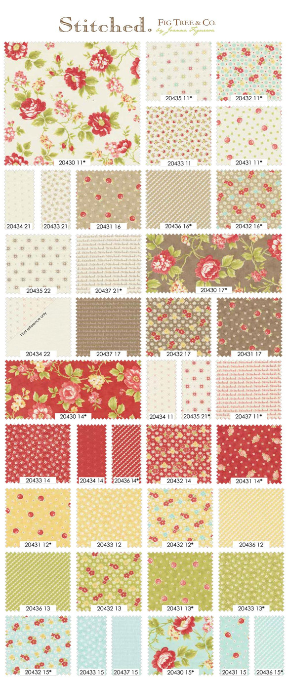 「Stitched」チャームパック moda 生地 カットクロス Fig Tree & Co. はぎれ studio peperin 通販 ...