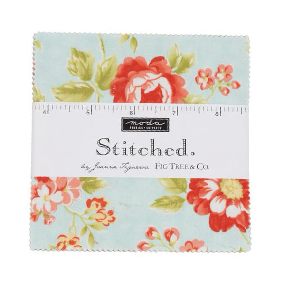 「Stitched」チャームパック moda 生地 カットクロス Fig Tree & Co. はぎれ studio peperin 通販 ...