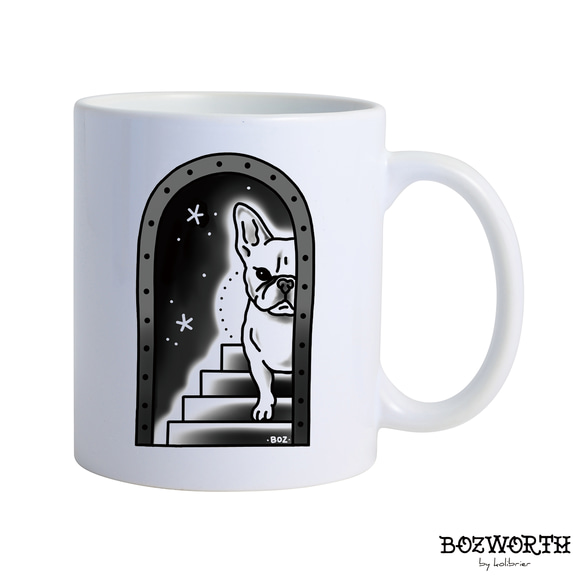 The boor with french bulldog mag cup マグカップ bozworth 通販 13701470｜Creema ...