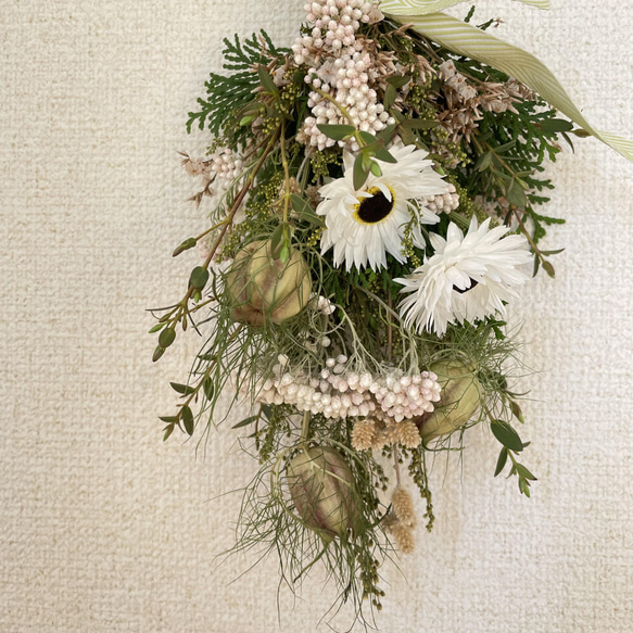 dried flower mini swag スワッグ upis 通販｜Creema(クリーマ) 13733751