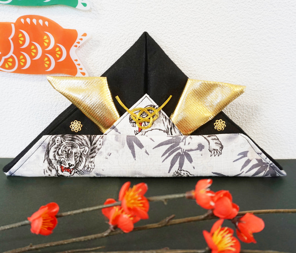 【送料無料】ハンドメイド 被れる兜 かぶれるかぶと 端午の節句 男の子の日 子どもの日 雑貨・その他 つまみ細工と花飾りの店 舞はな 通販 ...